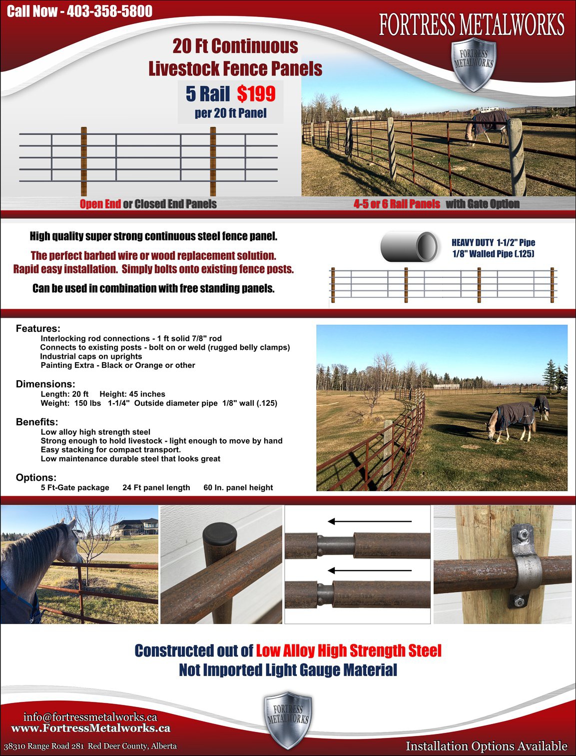 Fortress Metalworks :: Continuous Fence